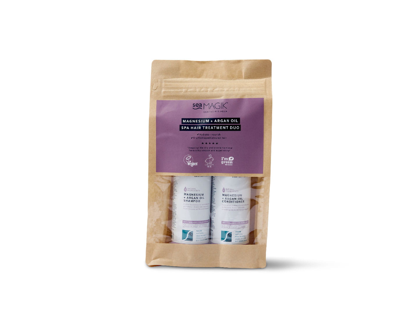 Sea Magik Magnesium and Argan Oil Hair Treatment Duo Set | Ragdale Hall ...